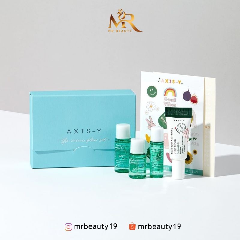 Jual AXIS-Y THE MINI GLOW SET (TRIAL KIT) AXIZ-Y SKINCARE KOREA AXIS-Y ...