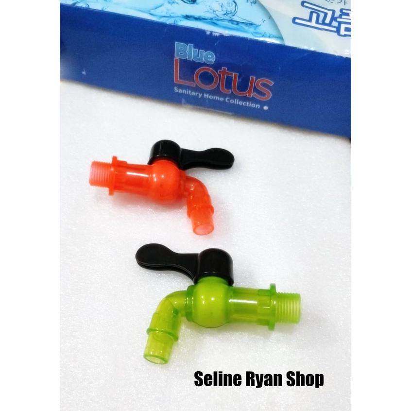 Jual Keran Air / Kran Tembok Taman PVC Bodi Bening Model Tuas Engkol 1/ ...