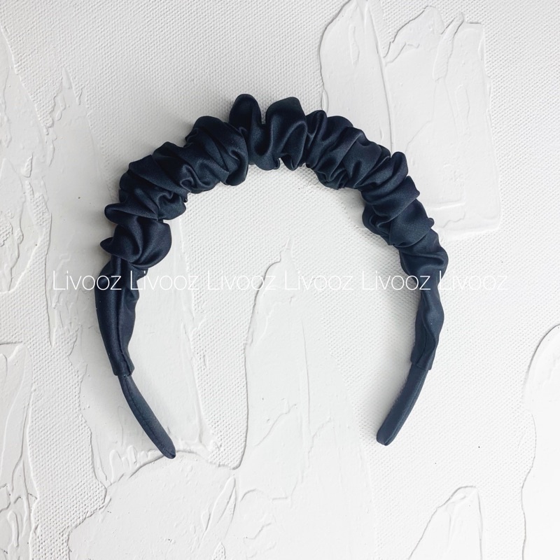 Jual Medium Ruffle Bandana Bondu Scrunchie bando ruffle Korea bando ...