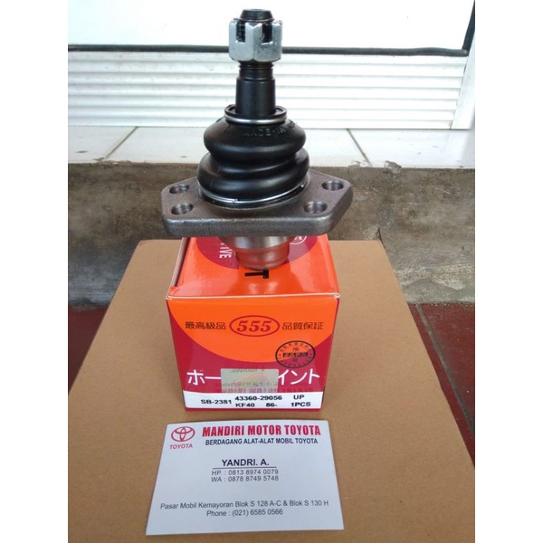 Jual Ball Joint Atas Toyota Kijang Super,Kijang Grand,Kijang Kapsul merek 555 JAPAN READY ...