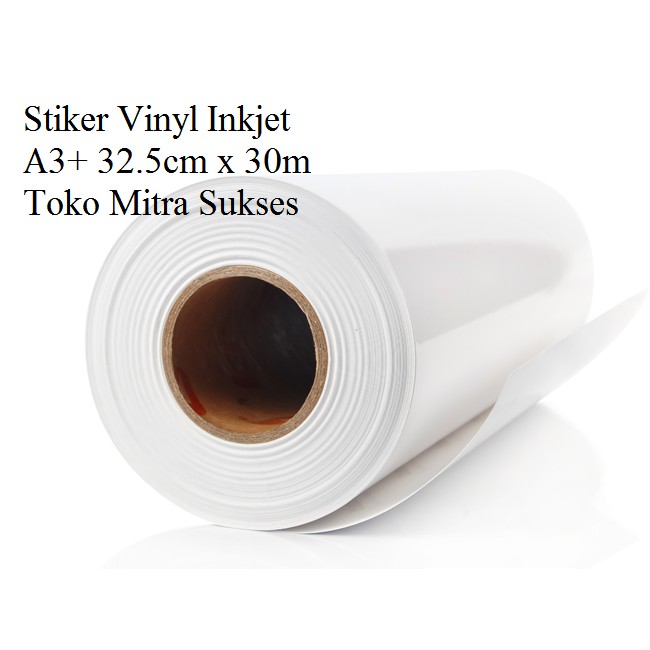 Jual Stiker Vinyl Inkjet A3+ Roll - 32cm x 30m | Shopee Indonesia