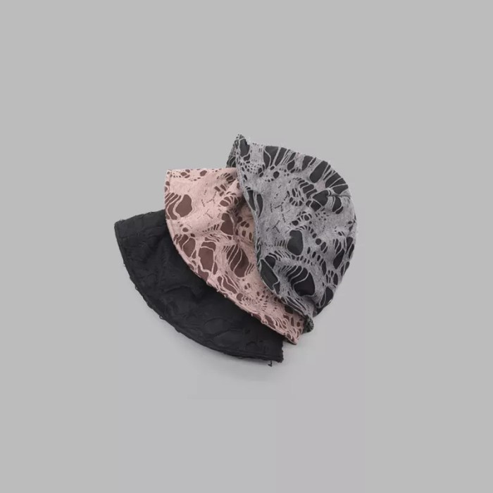 Jual Topi Banie Kupluk Bucket Hat Fashion Sobek Rusak Punk Retro Wanita ...