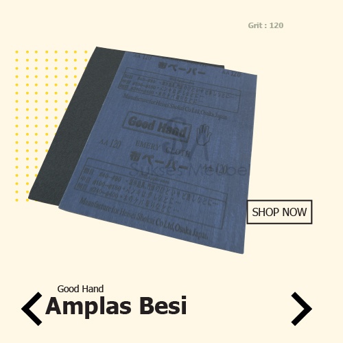Jual 120 GOOD HAND / AMPLAS BESI GRIT 120 | Shopee Indonesia