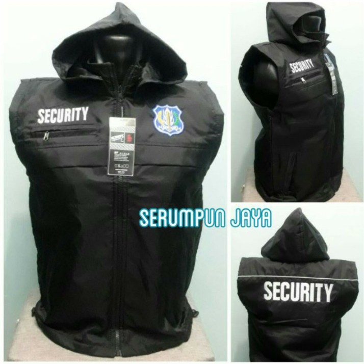Jual JAKET ROMPI SECURITY LOGO BIRU - JAKET ROMPI SECURITY HITAM ...