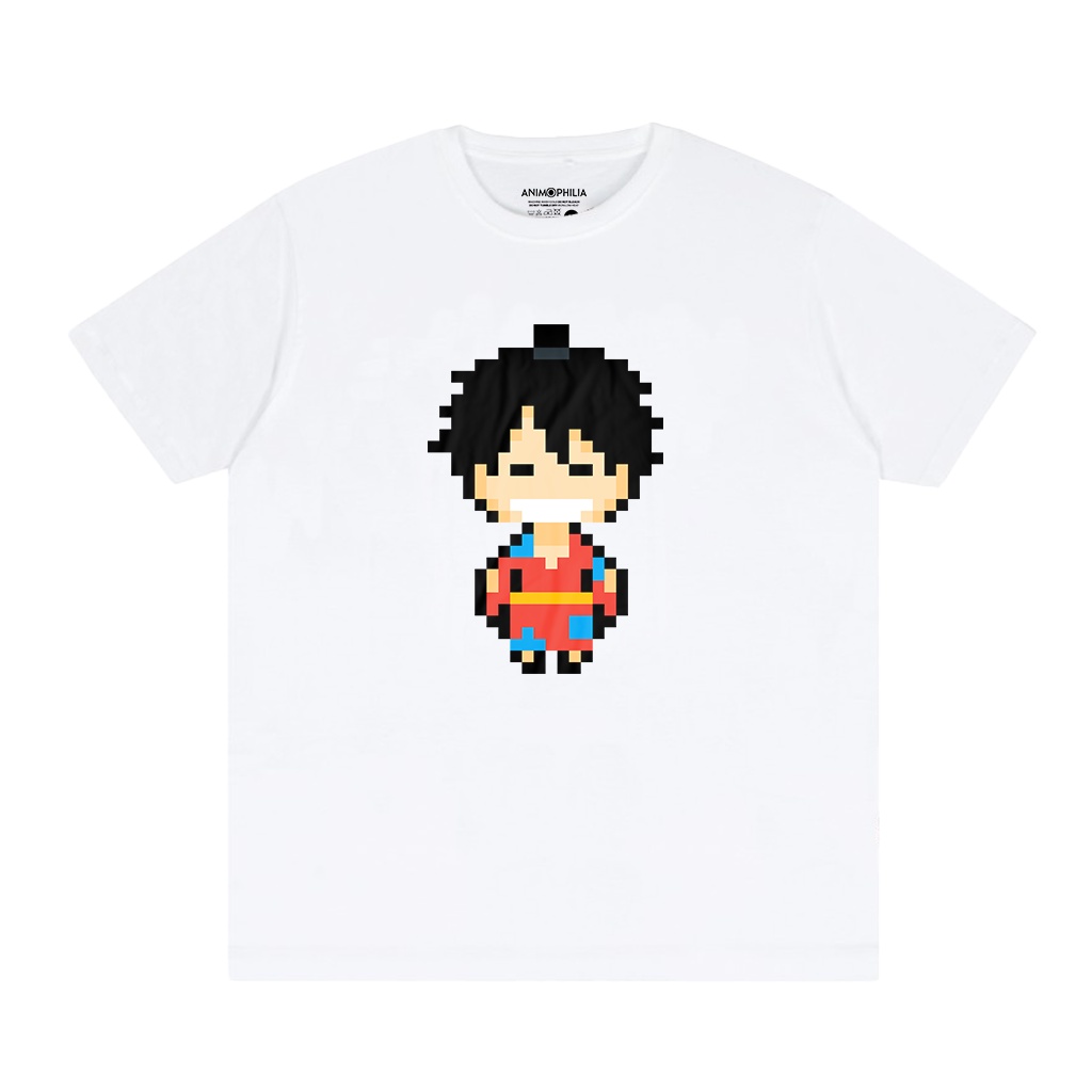 Jual Kaos Anime One Piece - Luffy Wano PIXEL ART Tshirt, Animophilia ...