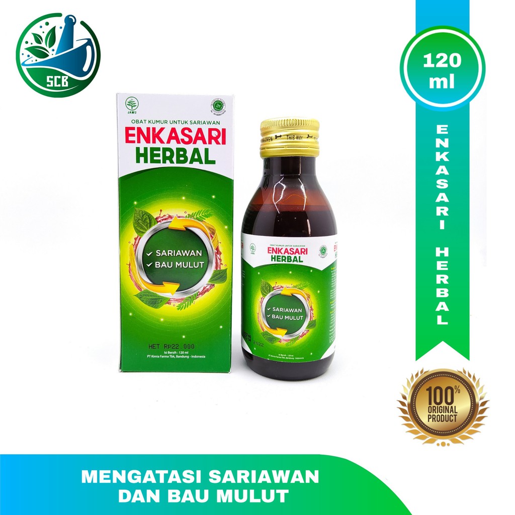 Jual Enkansari Syrup / Sirup Enkasari - Obat Cairan Kumur & Telan Untuk ...
