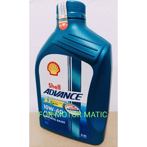 Jual OLI SHELL ADVANCE AX7 SCOOTER MATIC 10W-40 0.8L UNTUK SEGALA JENIS ...