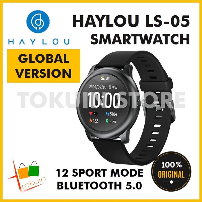 Jual Haylou Solar LS05 Smartwatch Smart Watch Global Version alt LS01 ...