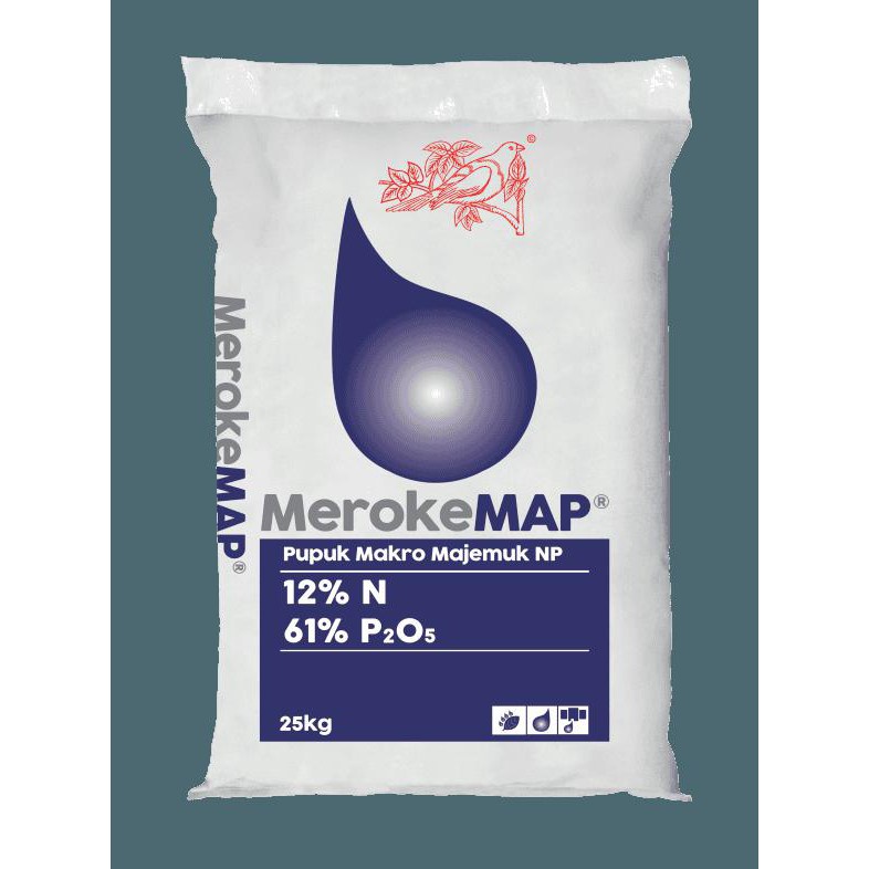 Jual PUPUK MEROKE MAP MAKRO MAJEMUK 25 KG ORIGINAL PACK | Shopee Indonesia