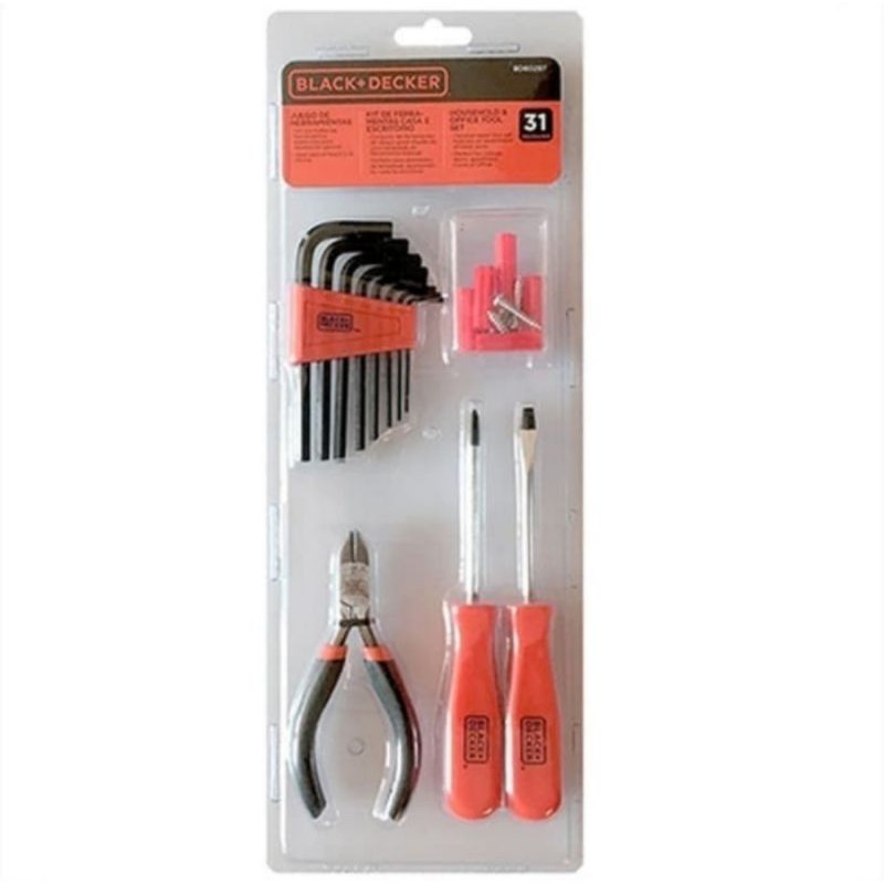 Jual Black Decker Tool Kit Set BD80297 Perkakas Hand Tool Set | Shopee ...
