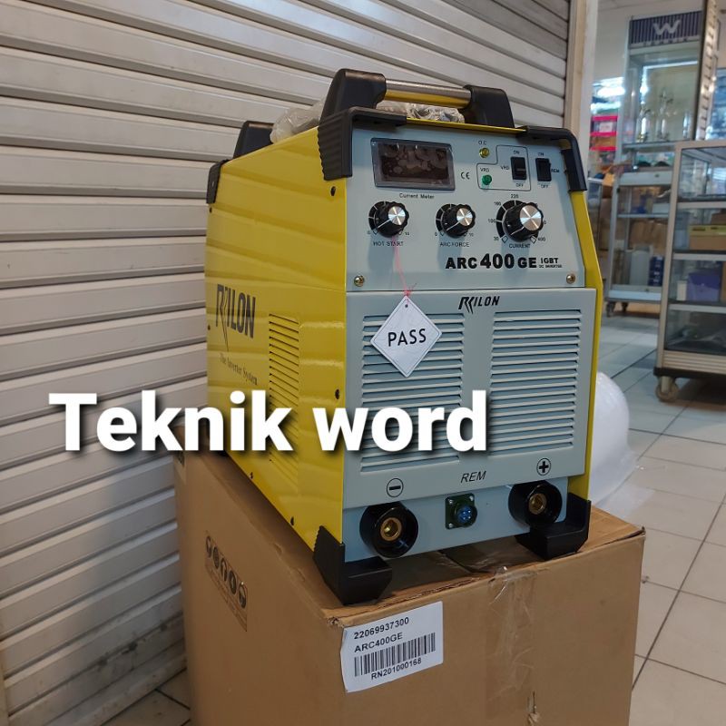 Jual MESIN LAS RILON ARC 400 GE INVERTER RILON ARC 400 GE 3PHASE RILON ...