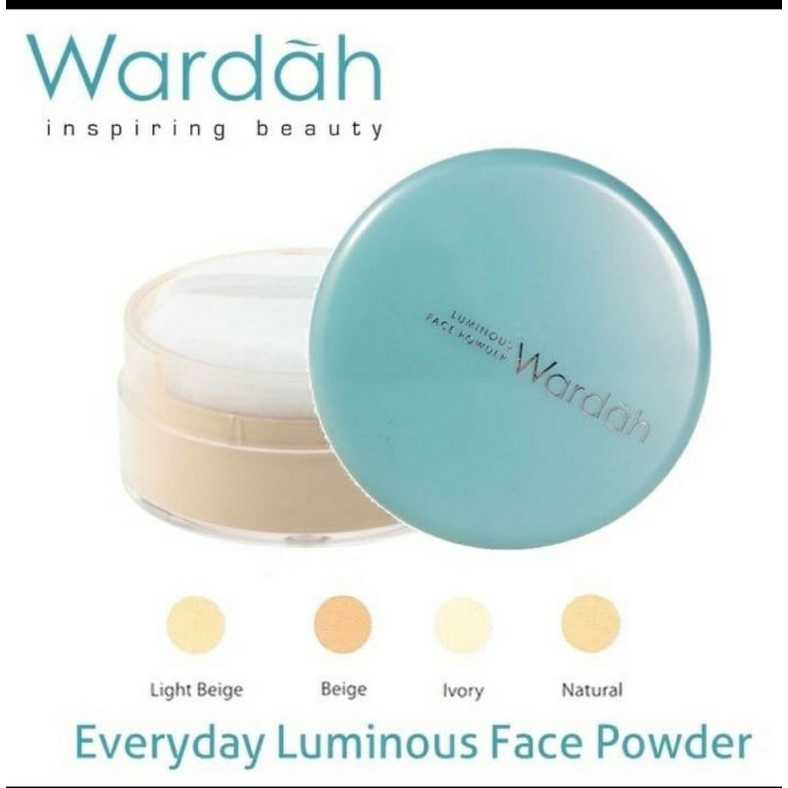 Jual WARDAH EVERYDAY LUMINOUS FACE POWDER 30G BEDAK TABUR | Shopee ...