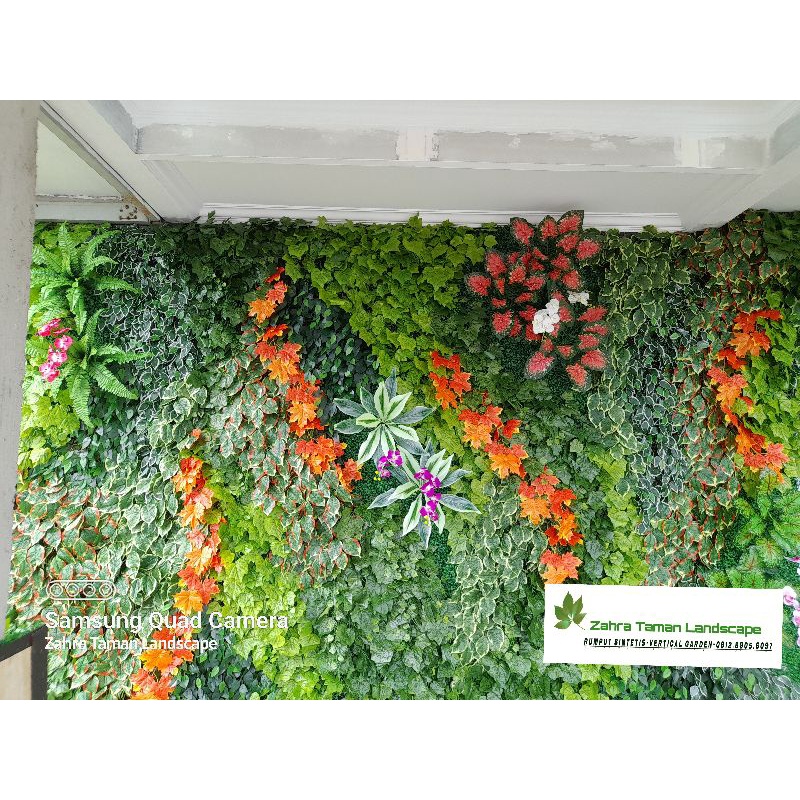 Jual Taman Dinding | Taman Vertikal Sintetis Permeter Ukuran Bisa Di ...