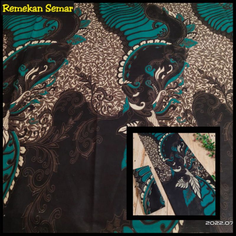 Jual KAIN BATIK WARNA HIJAU IJO BATIK PRINT TOSCA SERAGAM BRIDESMAID ...