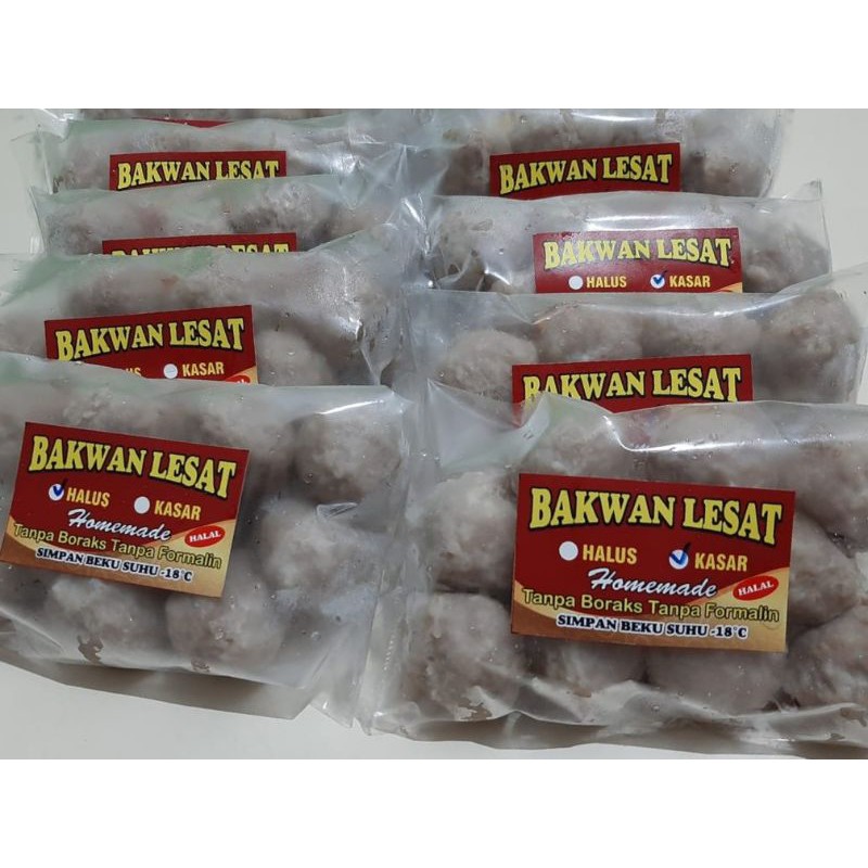 Jual Bakwan Sapi Original Frozen Food Tanpa Pengawet Halus Kasar ...