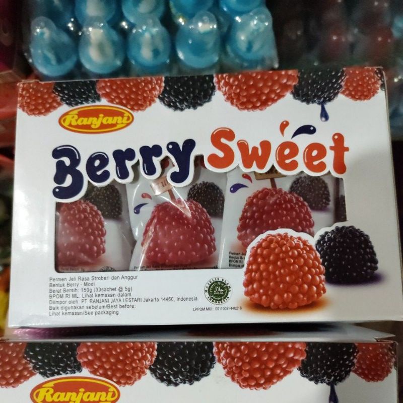 Jual berry sweet permen jeli rasa stroberi dan anggur | Shopee Indonesia