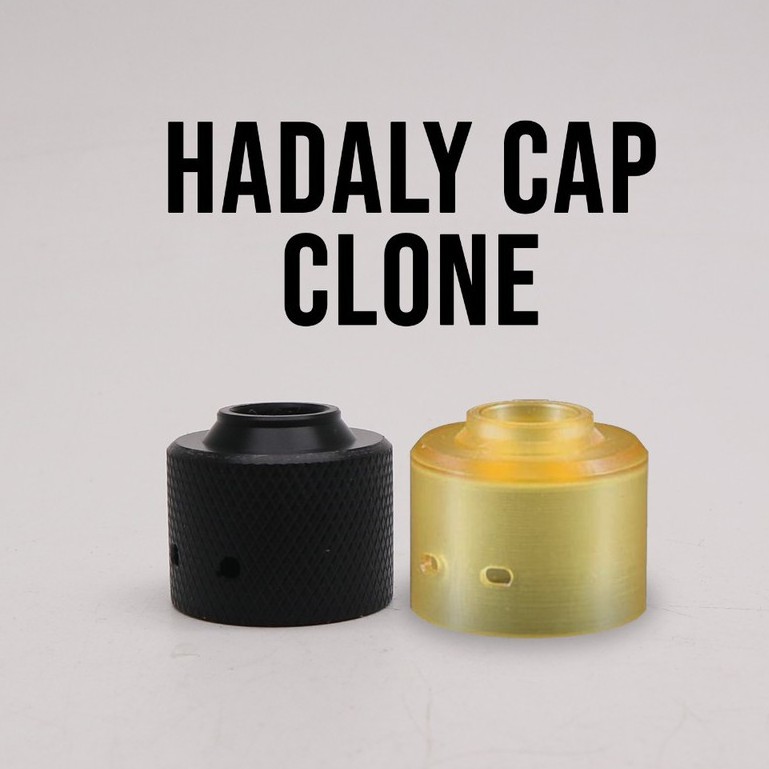 Jual Hadaly Cap Black Ultem Clone Anti Panas topcap 22 22mm bell ...