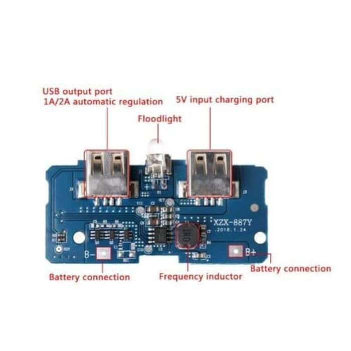 Jual Modul Powerbank 5V 2A 2 USB Slot | Shopee Indonesia