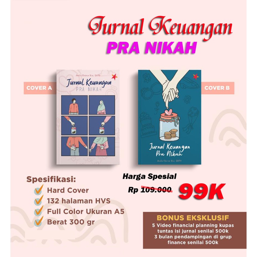 Jual Buku Pra Nikah : Jurnal Keuangan Pra Nikah | Shopee Indonesia