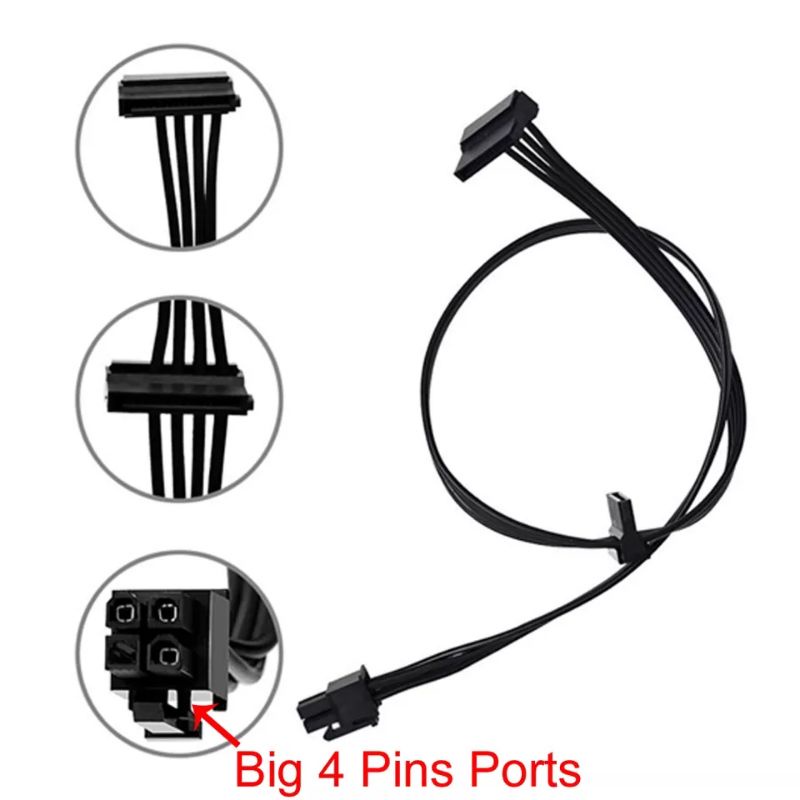 Jual kabel power 4 pin atx to sata lenovo | Shopee Indonesia