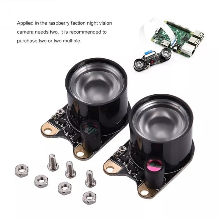 Jual 3W IR Infrared LED Light for Raspberry Pi Night Vision Camera ...