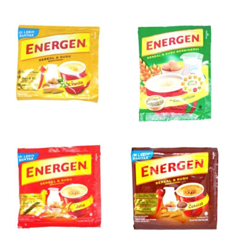 Jual ECER ENERGEN Sereal dan Susu Bersinergi 35Gr |Energen Kacang Hijau ...