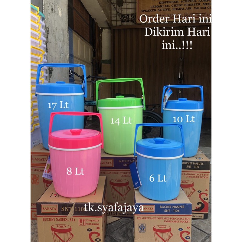 Jual SANATA Termos Nasi / Termos Es Ukuran 6-8-10-14-17 | Shopee Indonesia