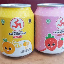 Jual LARUTAN CAP KAKI TIGA ANAK KALENG 250 ML,FARIAN RANDOM ISI 2 PCS | Shopee Indonesia
