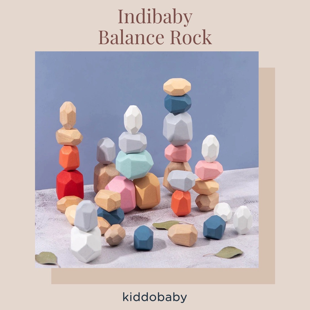 Jual Indibaby Balance Rock | Mainan Edukasi | Mainan Balok Keseimbangan ...