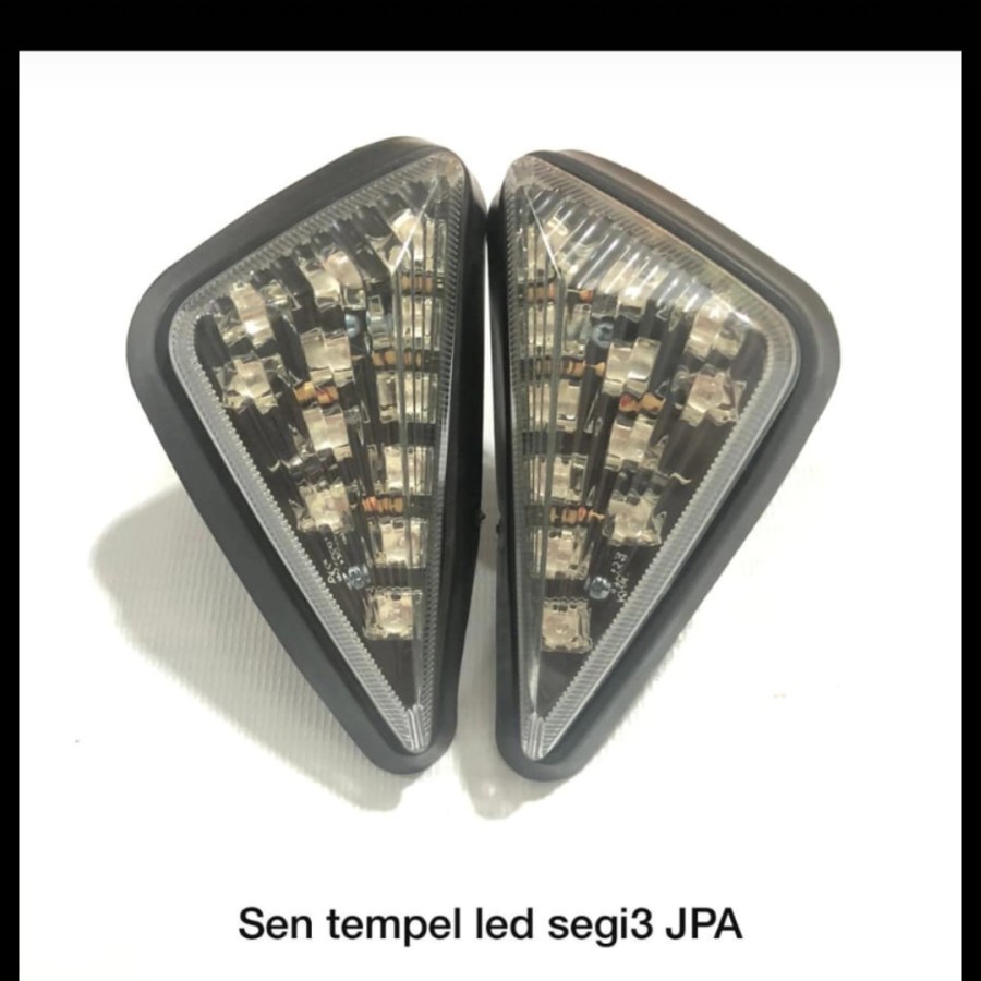 Jual LAMPU SEIN SEN TEMPEL SEGITIGA UNIVERSAL LED KUNING RETENG ...