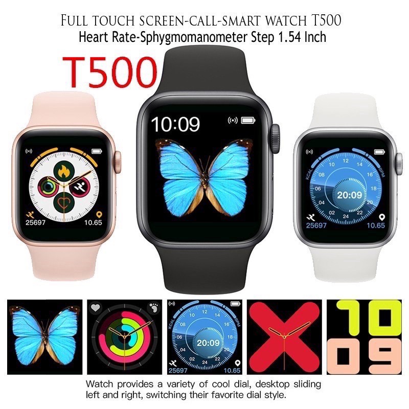 Jual smartwatch T500 Touchscreen | Shopee Indonesia