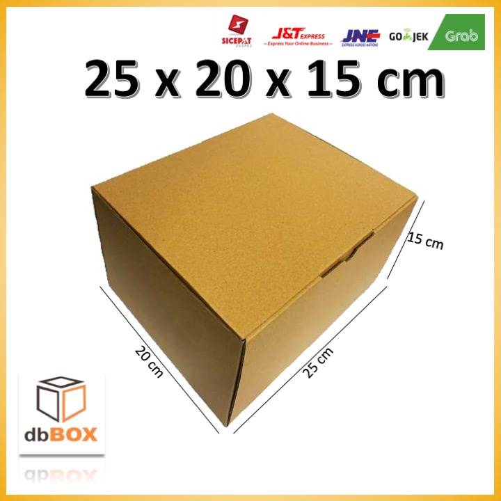 Jual Kardus 25x20x15 cm | Box Die Cut & Easy Usage |Box Aksesoris ...
