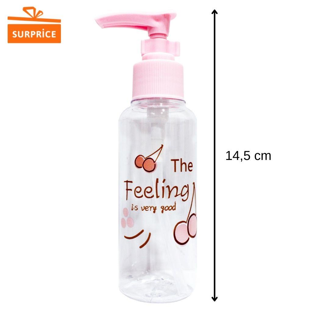 Jual Botol Pump Karakter Lucu 100 ML / Botol Pencet Plastik / Botol ...