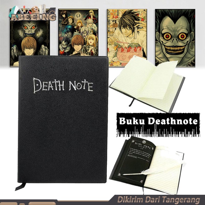 Jual Buku Binder Death Note Buku Tulis Anime Death Note Book Notebook ...