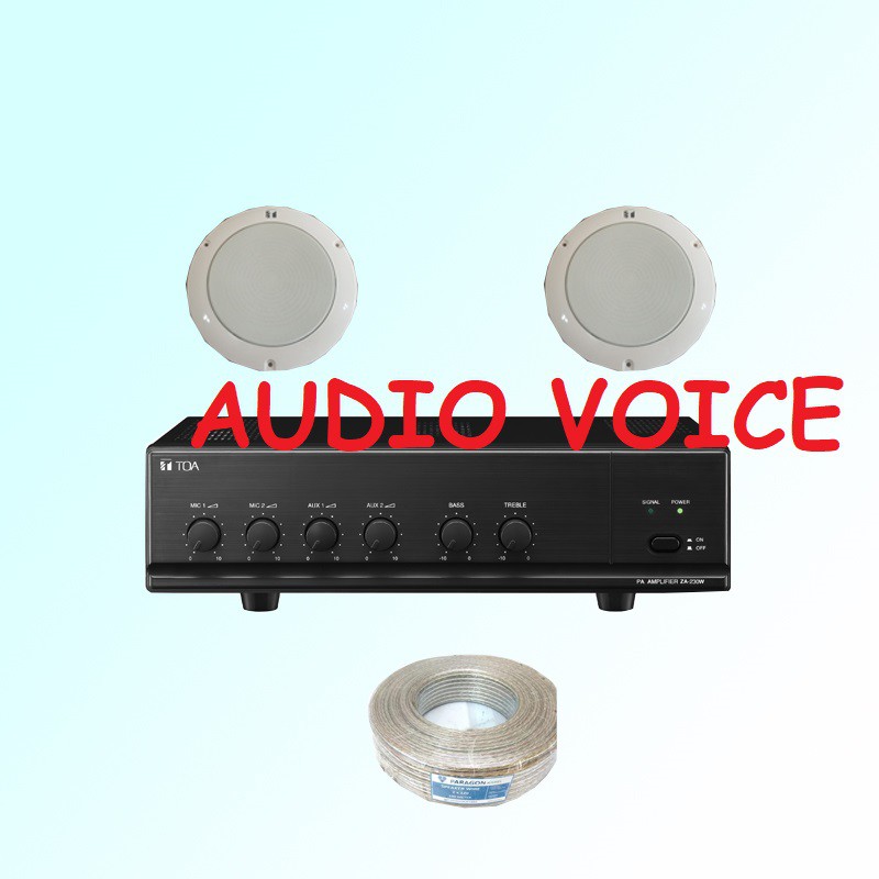 Jual Paket Sound System Gedung TOA PA System Speaker TOA 2 Unit Original | Shopee Indonesia