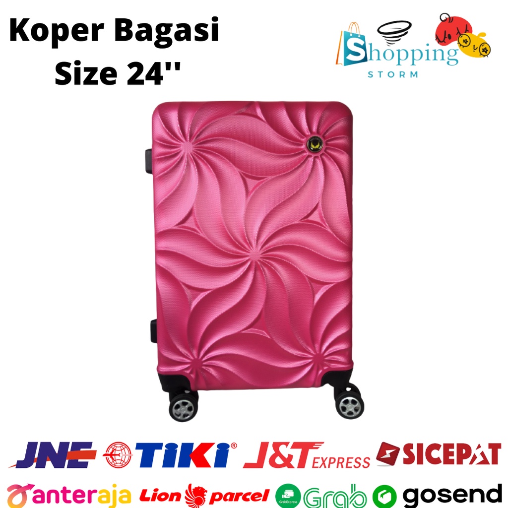 Jual Koper Bagasi Tas Koper Baju ukuran 24 inch model 008 Tas Travel ...