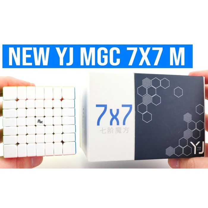 Jual Rubik 7x7 YJ Yong Jun MGC 7x7 M Magnetic 7x7x7 Stickerless Baru ...