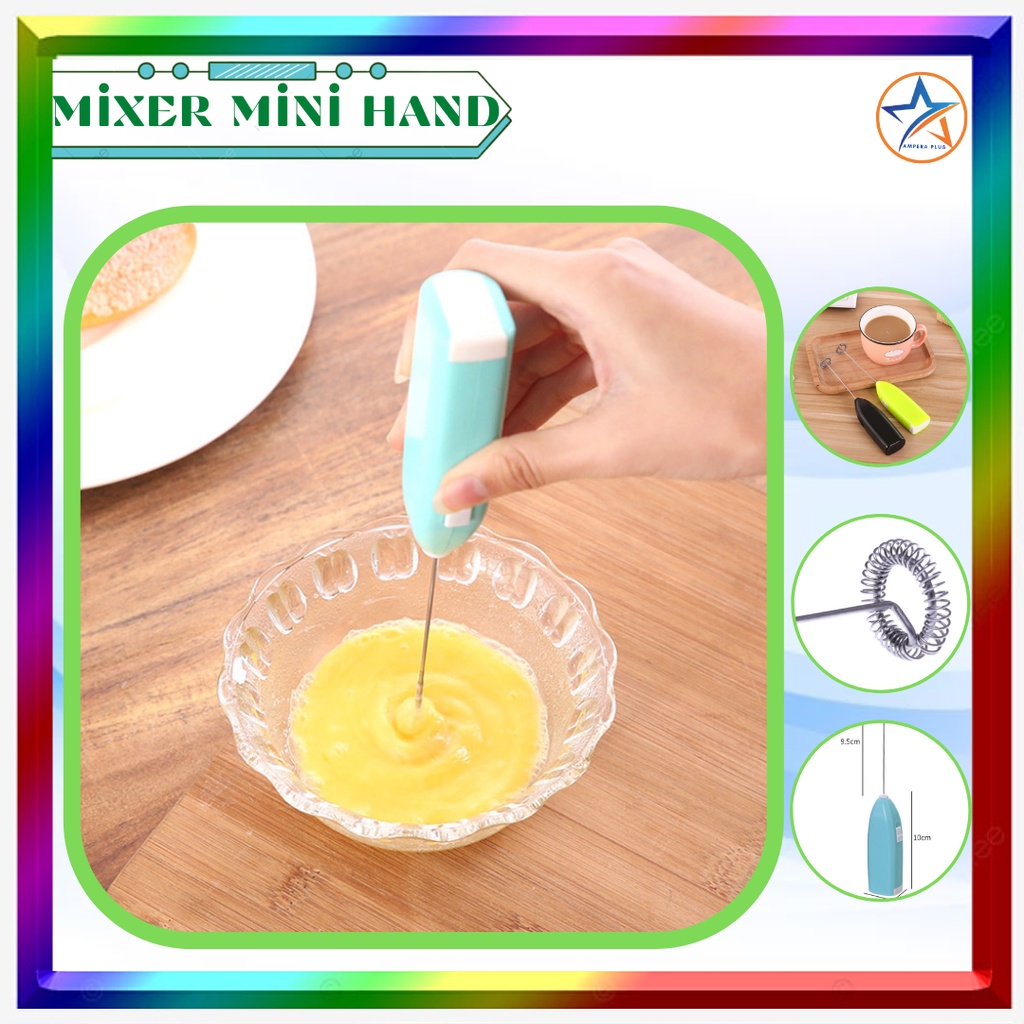 Jual Hand Mixer Mini Mikser Pembuih Kopi Pengaduk Minuman Dalgona ...