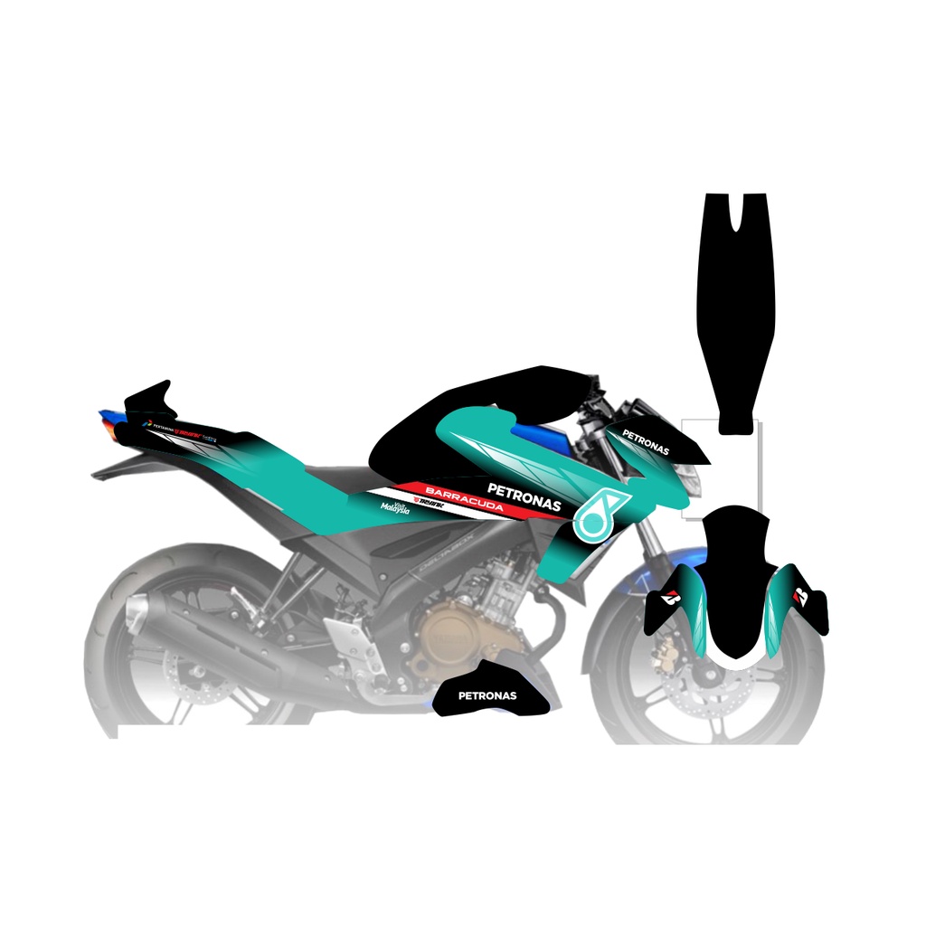 Jual Decal Sticker Yamaha Vixion R Petronas Full Body | Shopee Indonesia