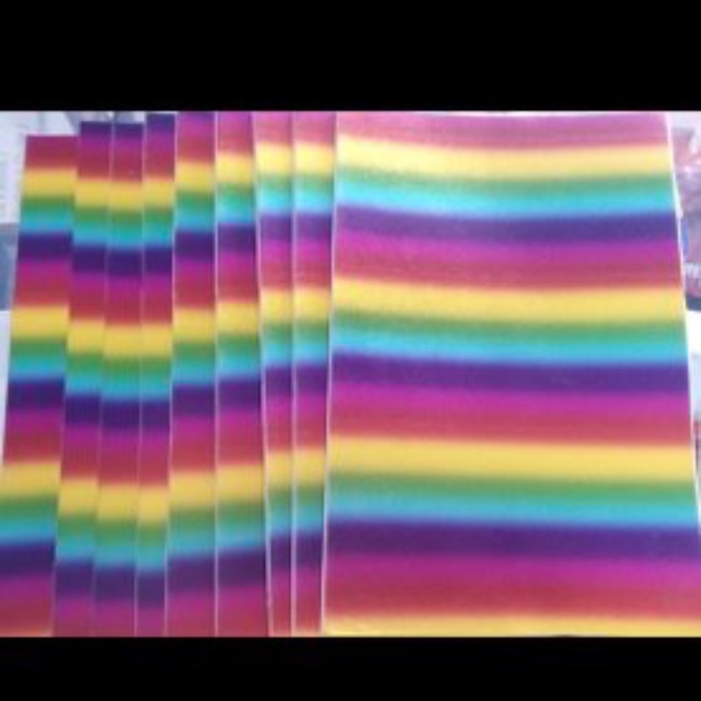 Jual Glitter busa eva foam f4 pelangi isi 10 lembar grandasi | Shopee ...