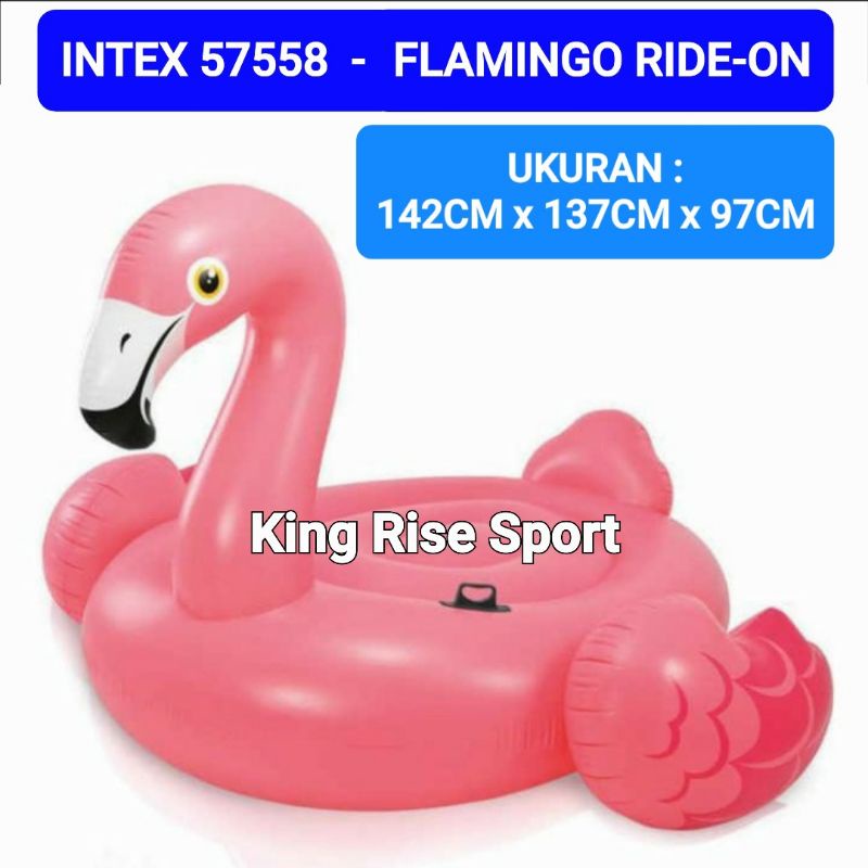 Jual INTEX 57558 Flamingo Ride On/ Pelampung Ban Renang Flaminggo Besar ...