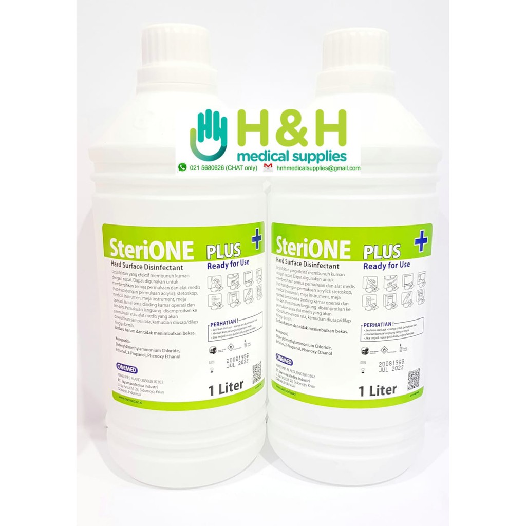 Jual SteriOne Plus 1 liter/Steri One Plus 1 liter/Cairan Desinfektan ...