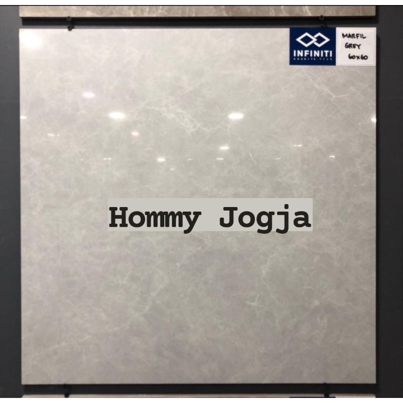 Jual granit 60x60 lantai kamar mengkilap licin glossy infiniti marfil ...