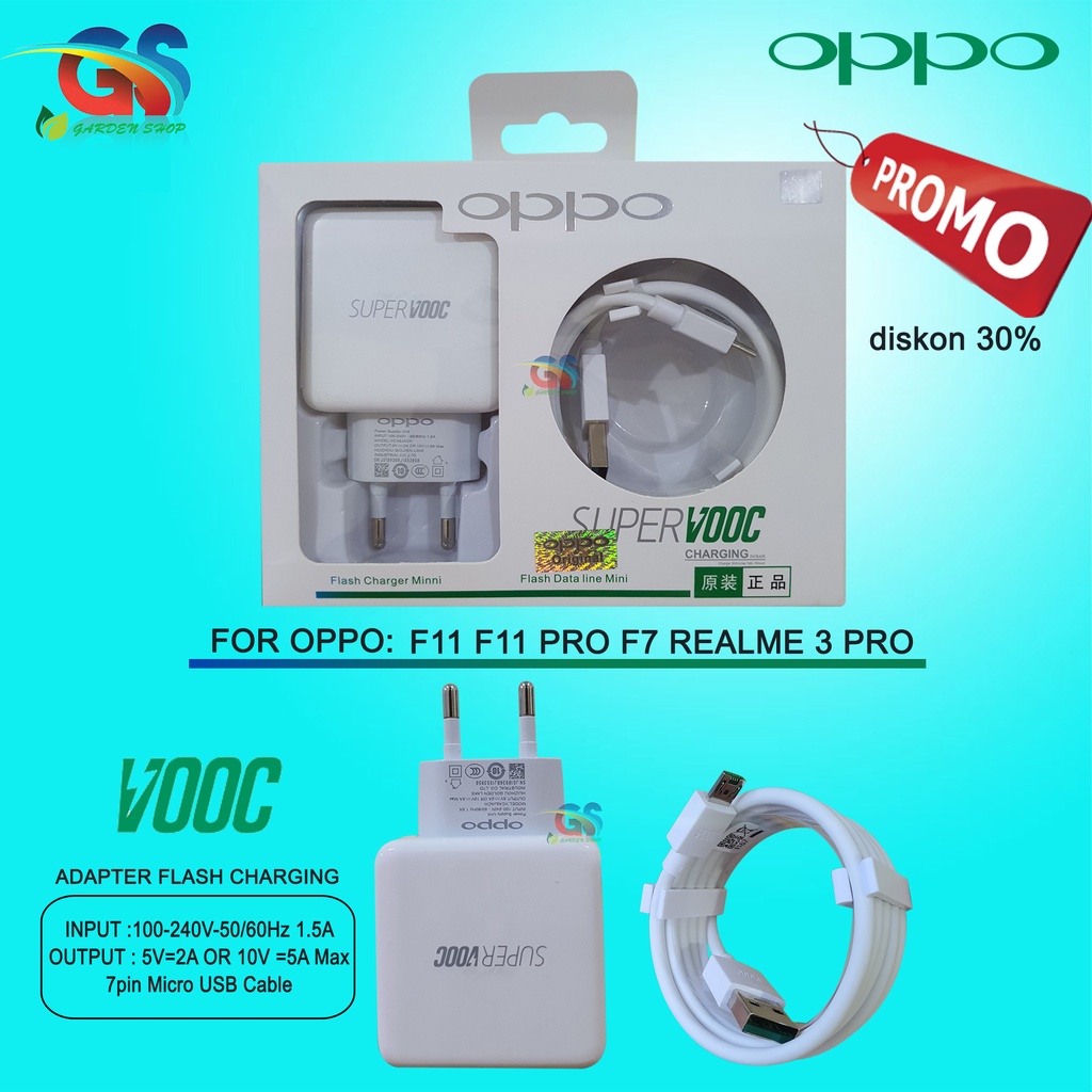 Jual CHARGER OPPO SUPER VOOC F11 F11pro Find 7 Realme 3 Pro ORIGINAL ...