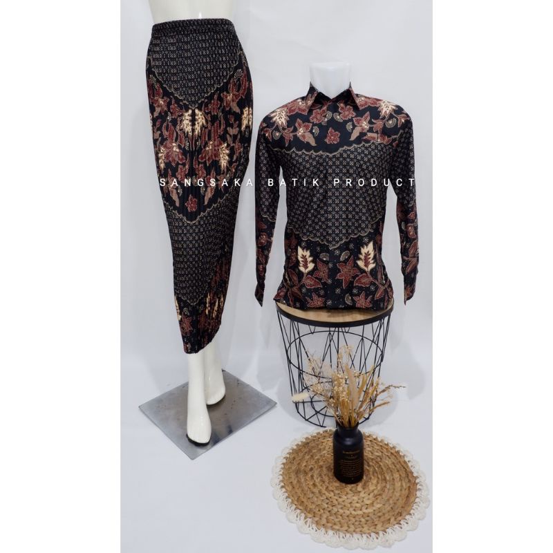 Jual Set Batik couple / Batik Couple Set / Rok Set / Batik Set / Batik ...