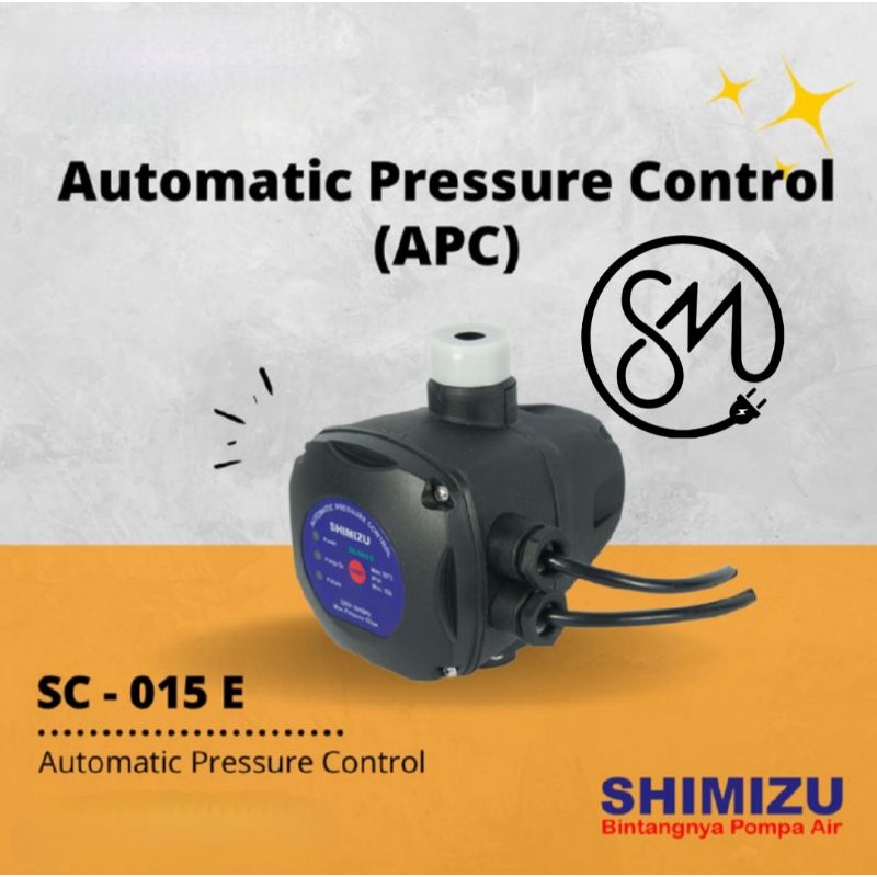 Jual Automatic Pressure Control Shimizu SC-015E 015 E otomatis pompa booster | Shopee Indonesia