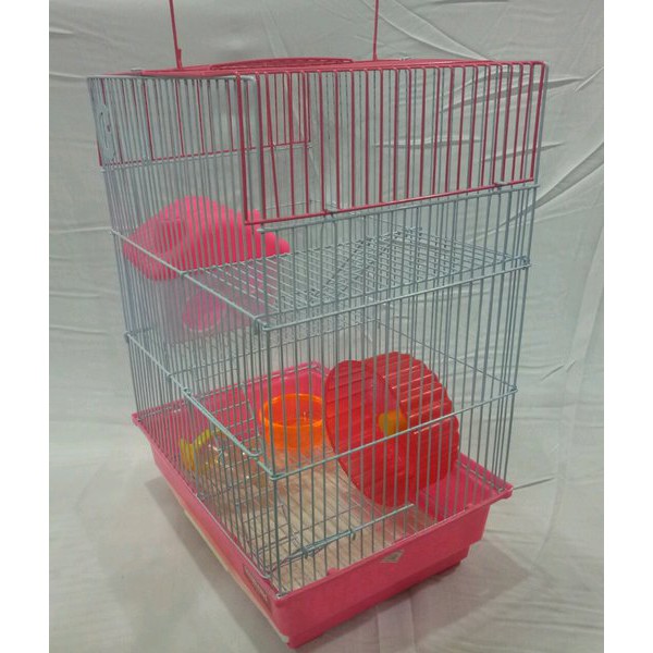Jual kandang hamster marmut tingkat murah pet cage goldblends | Shopee ...
