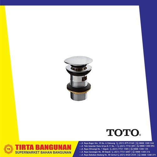 Jual Ledeng | Toto T6Jv6 One Push Pop Up Waste W/ Overflow Hole / Afur Wastafel | Shopee Indonesia