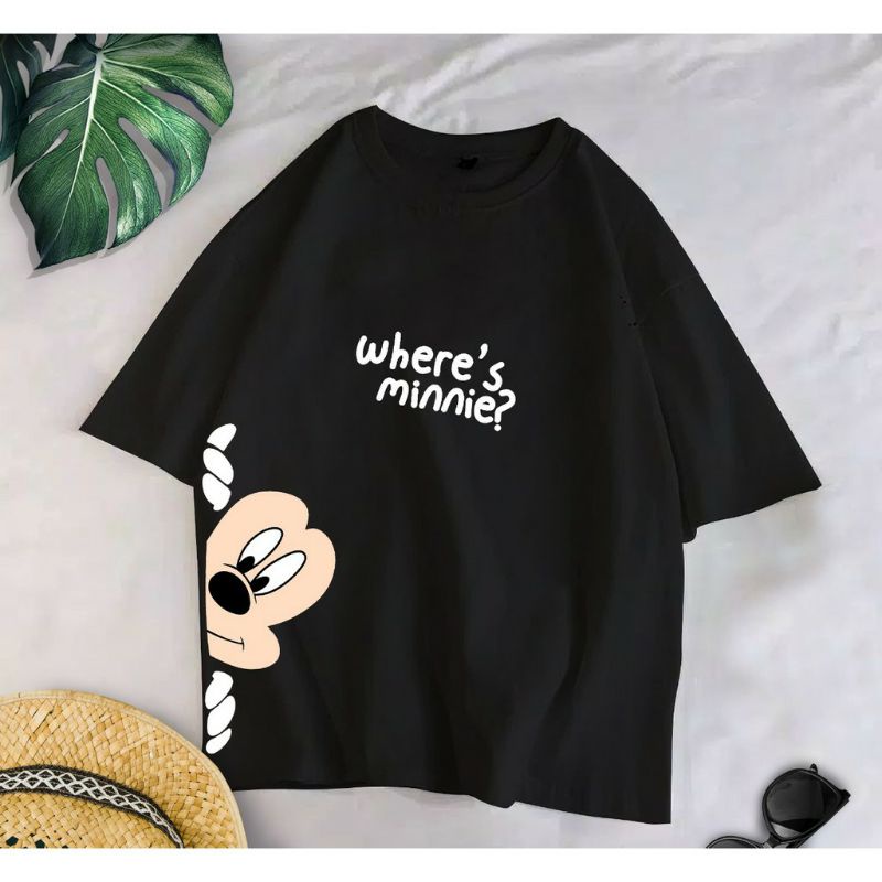 Jual OJ2 - BAJU ATASAN KAOS OVERSIZE KOREAN STYLE CUTE WHERE S MINNIE ...