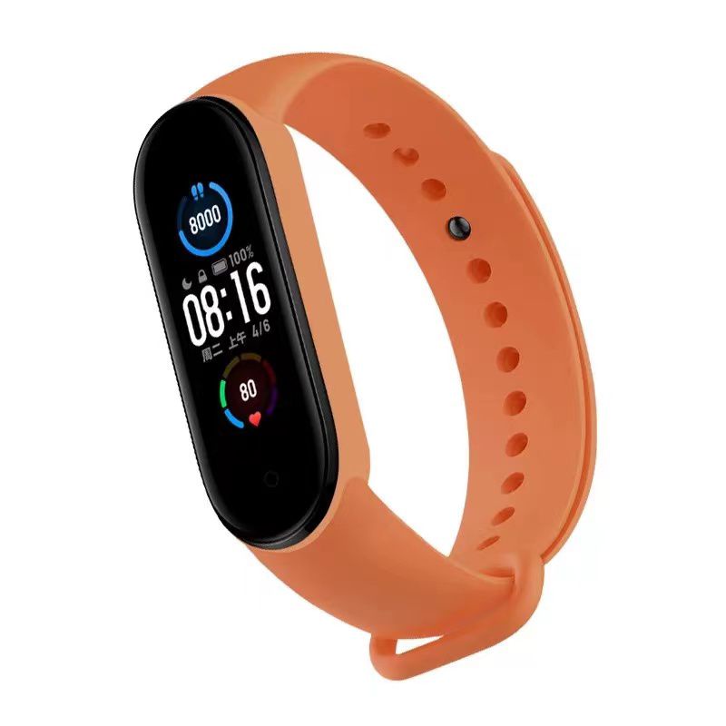 Jual Strap Xiaomi Mi Band 6 5 4 3 Polos Silikon Tali Pengganti Xiaomi Mi Band 6 5 4 3 Polos ...